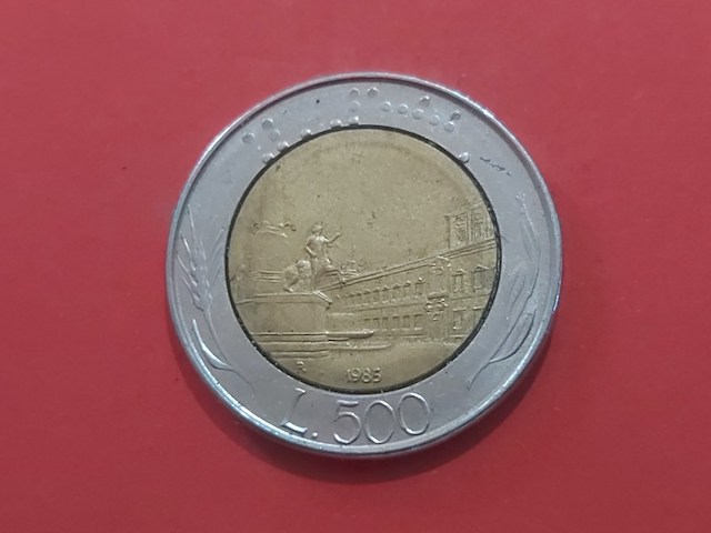 Italija  - 500 lira 1985 god