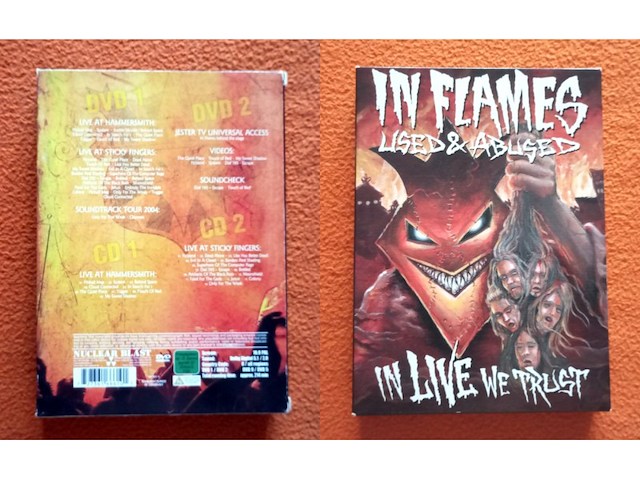 IN FLAMES - Used And Abused.In Live We Trust (2CD+2DVD)