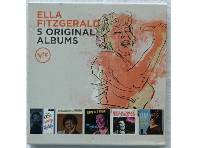 ELLA  FITZGERALD - 5CD 5 ORIGINAL  ALBUMS