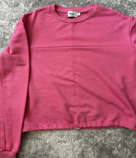 roze croptop duks