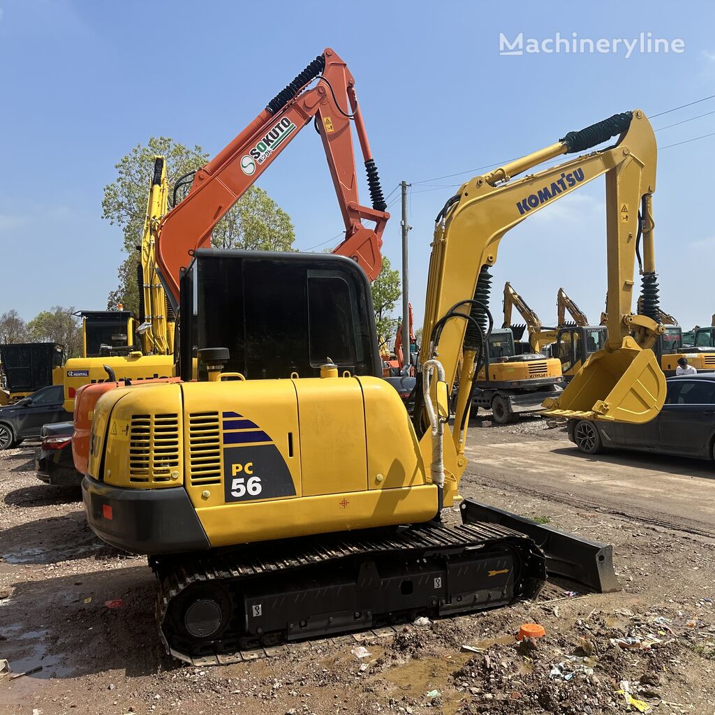 Komatsu PC56 mini bager