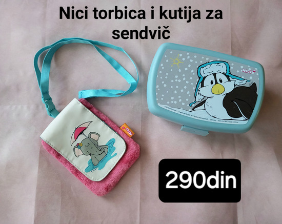 Nici torbica i kutija za užinu / sendvič