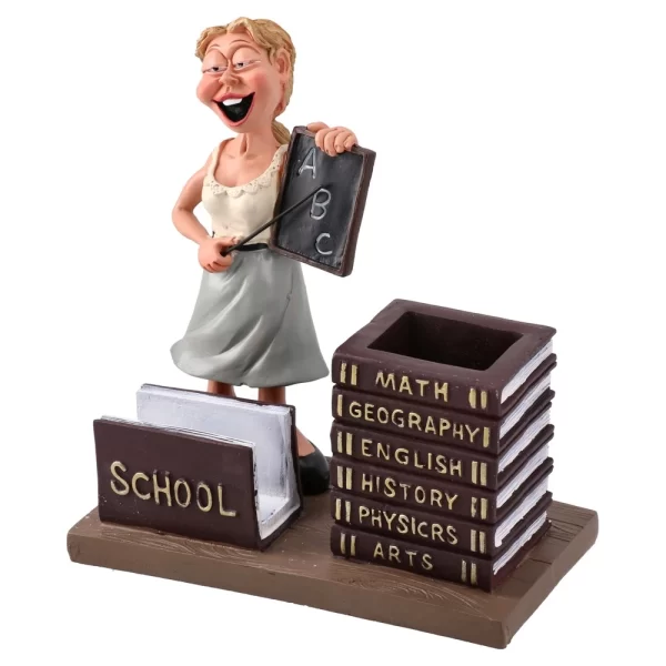 Comical, gipsana figura, profesor, 15cm