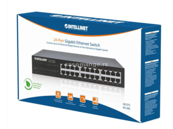 LAN switch Intellinet 561273 10/100/1000 24port/metalni/rackmount