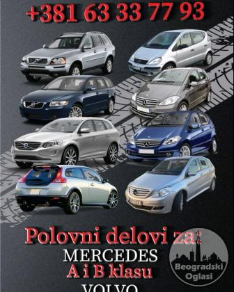 POLOVNI DELOVI ZA MERCEDES I VOLVO