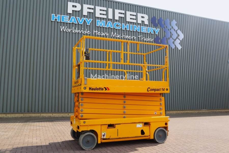 Haulotte Compact 14 Electric, 4x2 Drive, 14m Working Height makazasta platforma