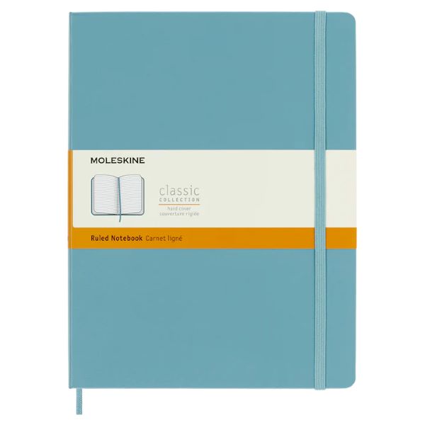 Moleskine ML NOTEBOOK PKT RUL HARD REEF BLUE