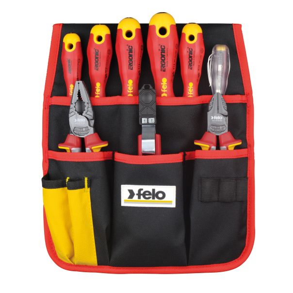 Felo Set alata za električare Ergonic VDE SL/PH 41399504 9 kom u torbi za pojas