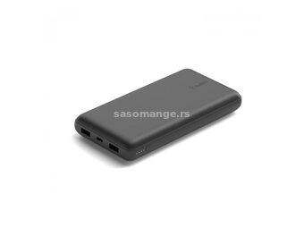 BELKIN BOOST CHARGE (20000 mAH) Power Bank - USB-A &amp; C 15w - Black (BPB012btBK)