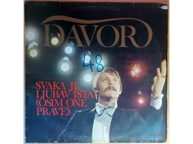 LP DAVOR (i Indexi) - Svaka je... (1976) 1.pres. VG+/VG