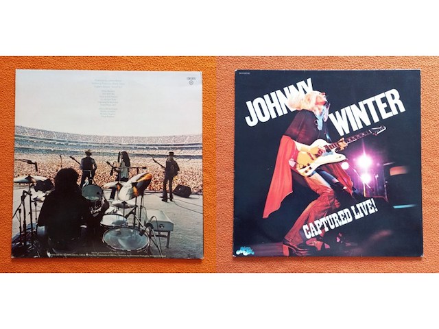 JOHNNY WINTER - Captured Live! (LP) Made in Holland