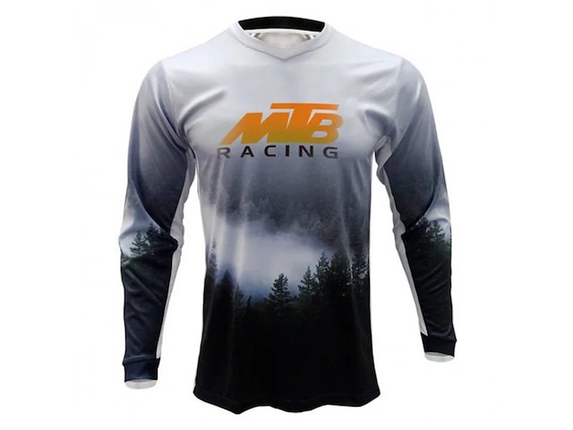 MTB racing, Motocross, BMX biciklisticki dres M, beli