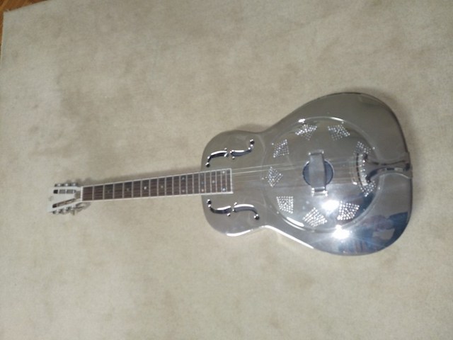 Gitara Harley Benton resonator Custom Line CLR-Chrome