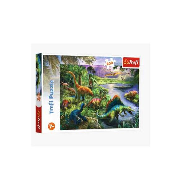 TREFL Puzzle - Predatory dinosaurs -200 delova