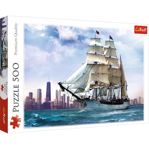 TREFL Puzzle Plovidba ka Čikagu - 500 delova