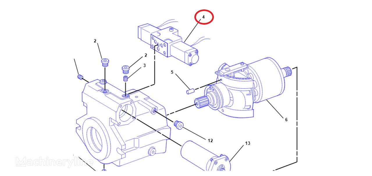 Kit-Pump Control Caterpillar 1281069 / 128-1069 / 2088003 / 208-8003 za Caterpillar CS-531D CS-573E CP-563C CS-583D valjka