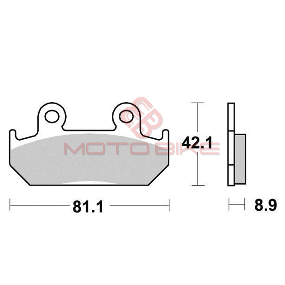 Disk pločice KYOTO S1051 ( SEMI SINTER )