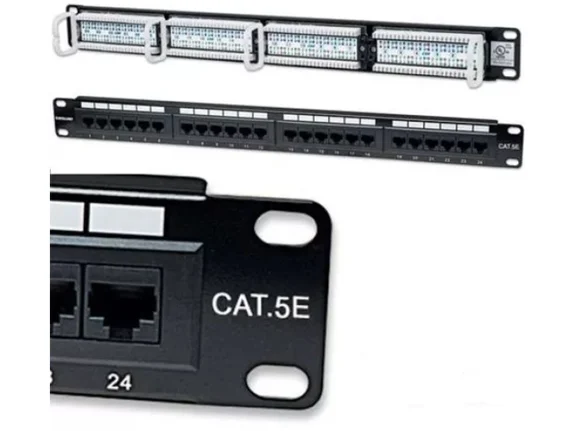 Intellinet Prespojni panel Cat5e UTP 24-portni 19inch 1U