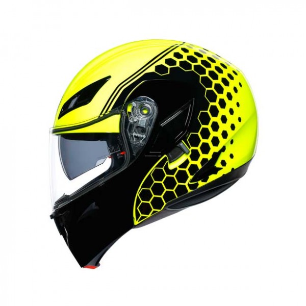 AGV KACIGA COMPACT ST DETROIT ŽUTa-FLU/CRN velicina XL