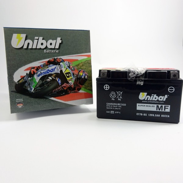 Akumulator Unibat CT7B-BS (12V6.5Ah)