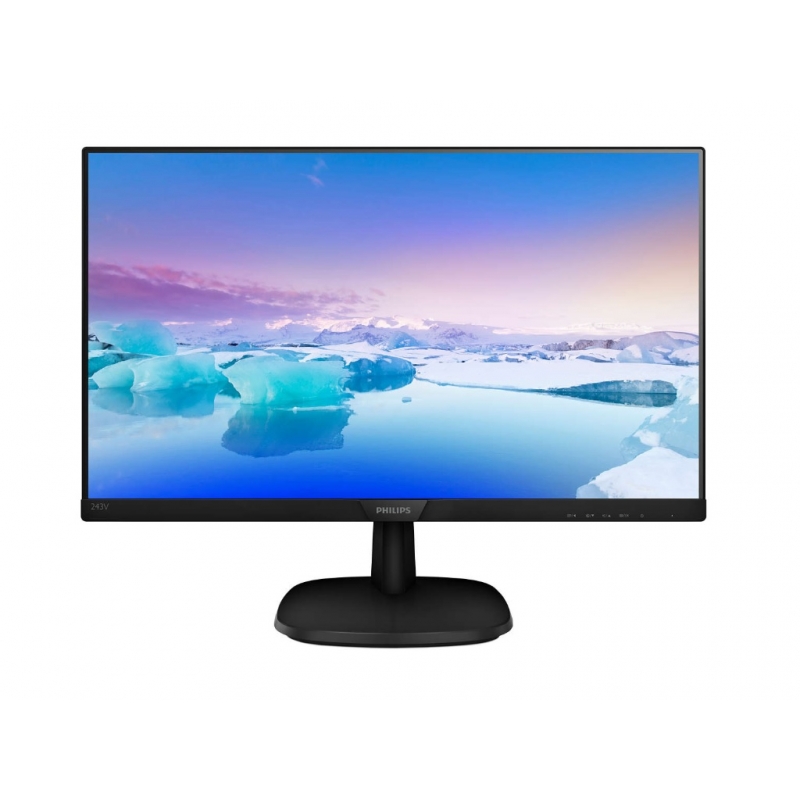 Monitor PHILIPS 243V7QDAB/00 23.8/IPS/1920x1080/75Hz/4ms GtG/VGA,DVI,HDMI/VESA/zvučnici/crna