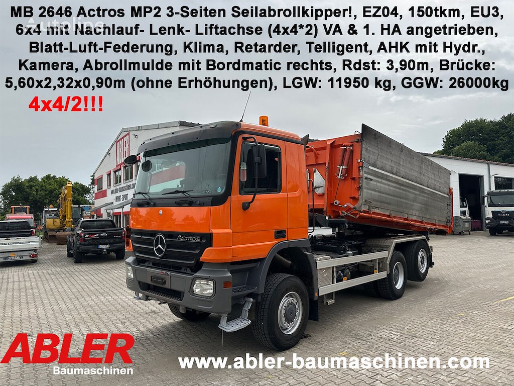 Mercedes-Benz Actros MP2 2646 kiper