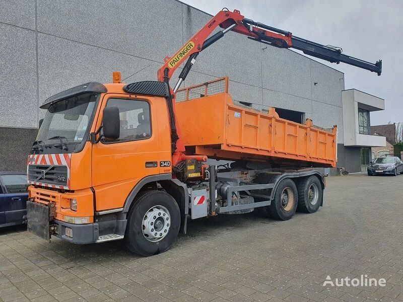 Volvo FM 12.340 kipper kamion s ravnom platformom