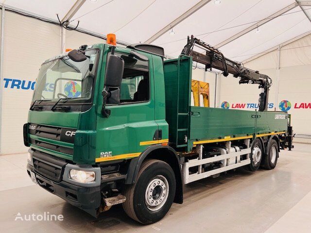 DAF CF75 310 Day Cab Dropside Brick Grab kamion s ravnom platformom