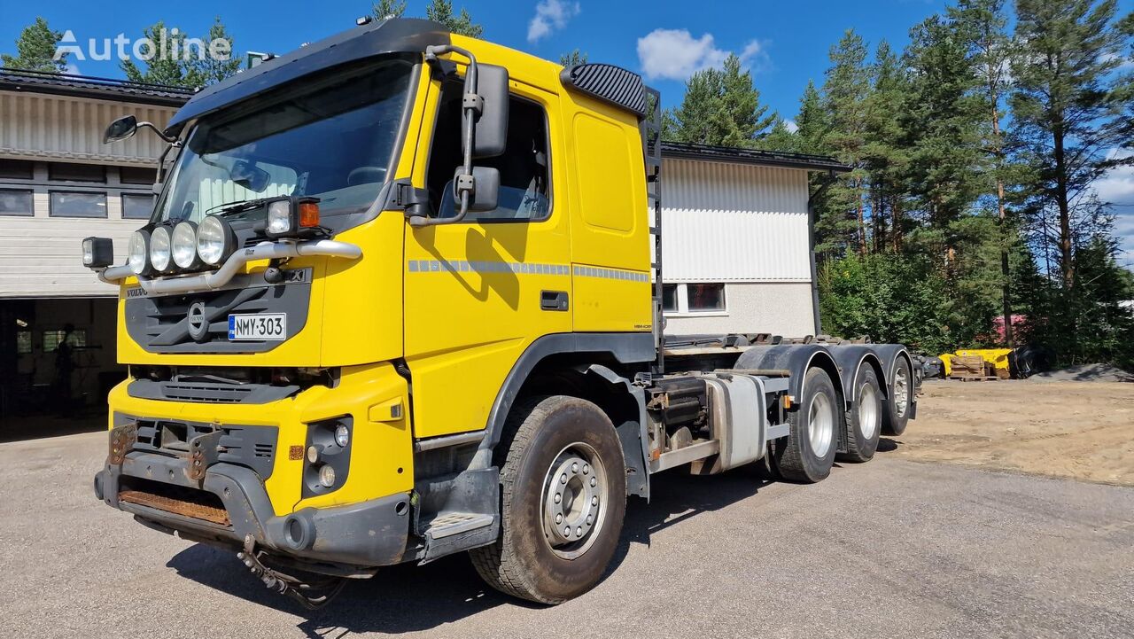 Volvo FMX 13 460 8×4 Hiab koukkulaite, auraus hydraul kamion rol kiper