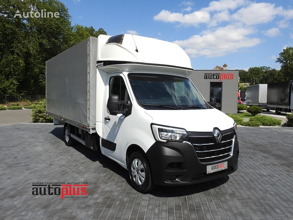 Renault MASTER PLANDEKA 10 PALET WEBASTO TEMPOMAT KLIMATYZACJA LEDY PNEU kamion s ceradom < 3.5t