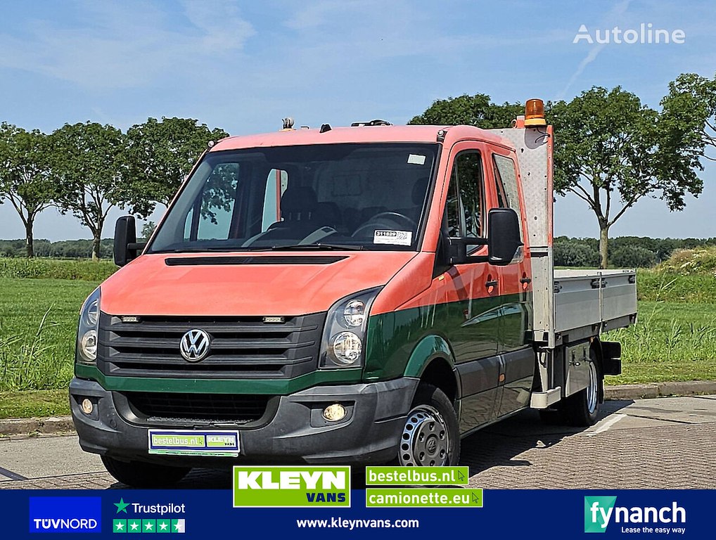 Volkswagen CRAFTER 50 2.0 hiab026t laadkraan kamion s ravnom platformom < 3.5t