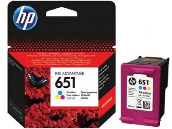 HP 651 Tri-color Ink Advantage Ketridž C2P11AE