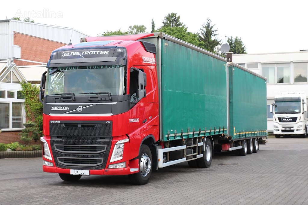 Volvo FH 460 Globetrotter E6 /Jumbo Zug/Hubdach/120m3 kamion s ceradom