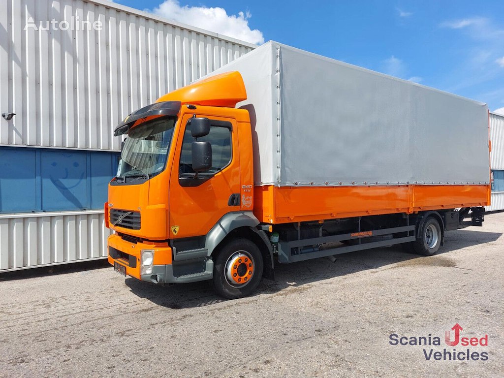 Volvo FL 240 R4x2 EEV Pritsche Plane Ladebordwand kamion s ceradom