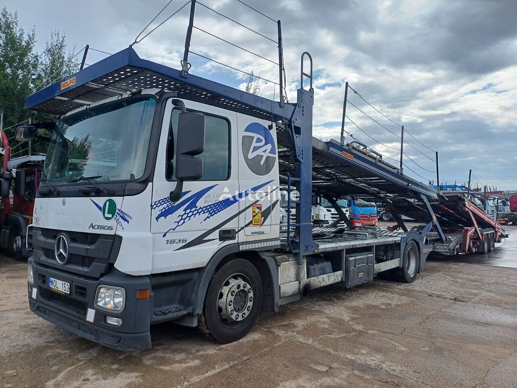 Mercedes-Benz autotransporter + prikolica autotransportera