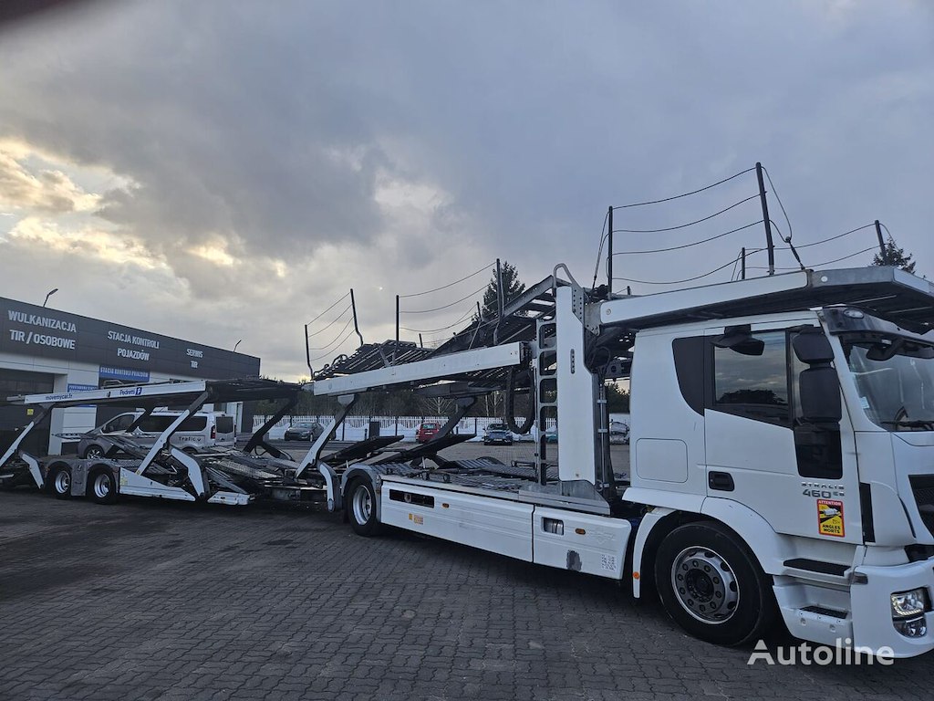 IVECO STRALIS 460 autotransporter + prikolica autotransportera