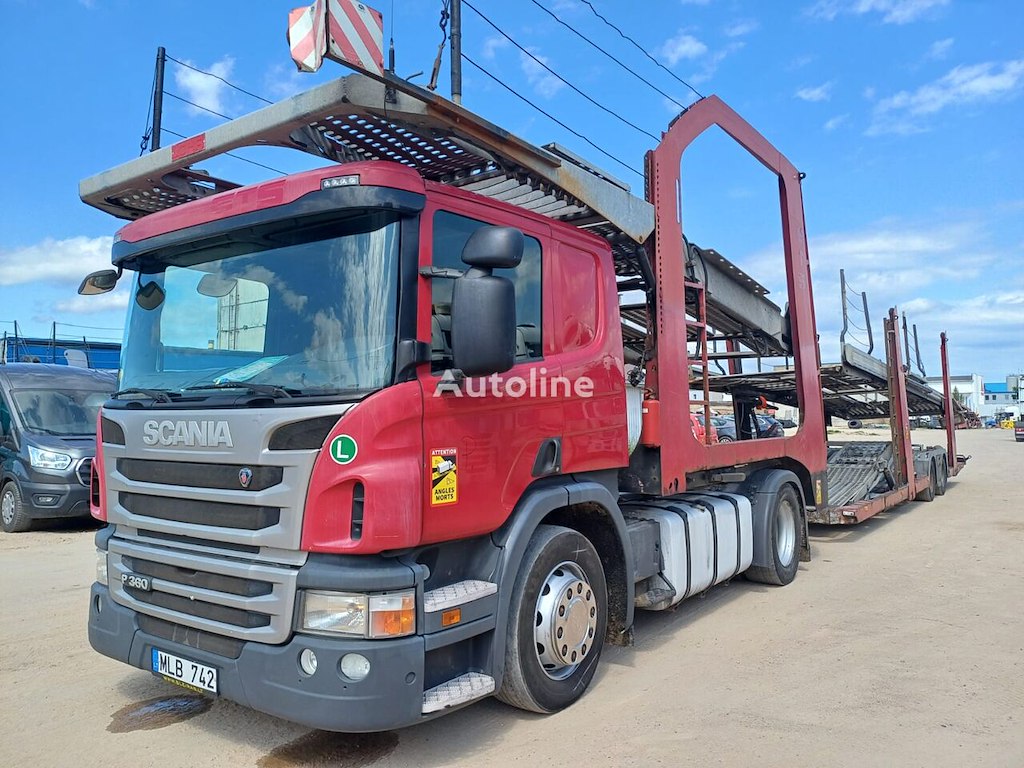 Scania autotransporter + prikolica autotransportera