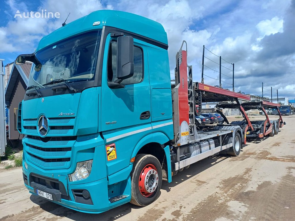 Mercedes-Benz autotransporter + prikolica autotransportera