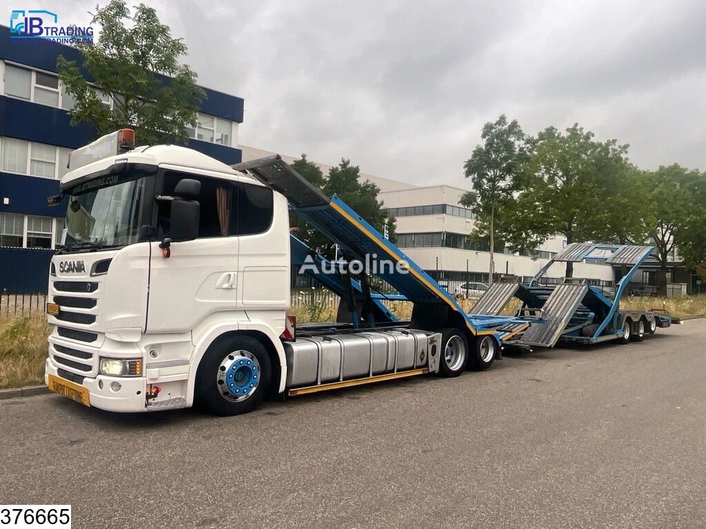 Scania R 450 EURO 6, Retarder, GS Meppel Combi autotransporter