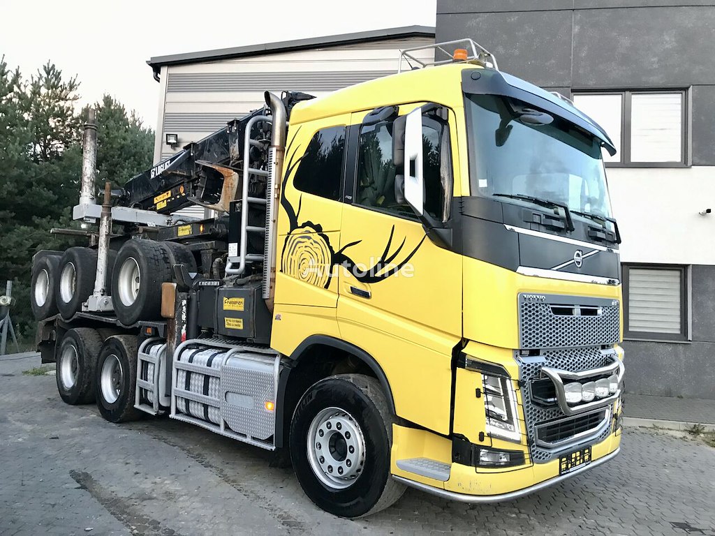 Volvo FH16 660KM 6x4 z dzwigiem LOGLIFT 281 do drewna dłuzycy kamion za prevoz drva