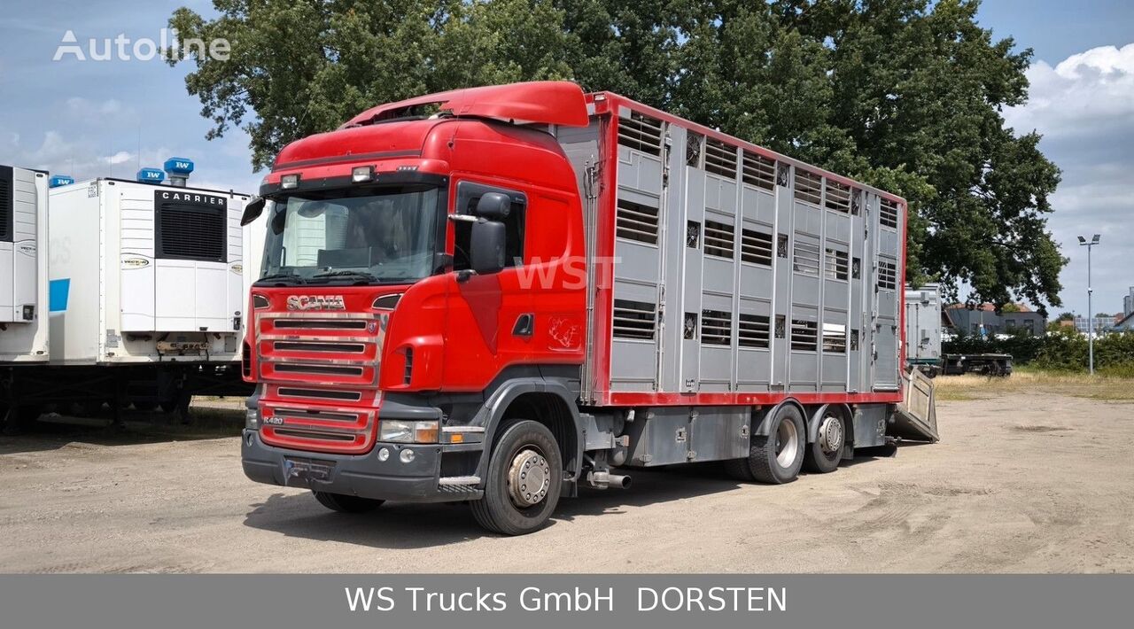 Scania R 420 3Stock Vollalu kamion za prevoz stoke