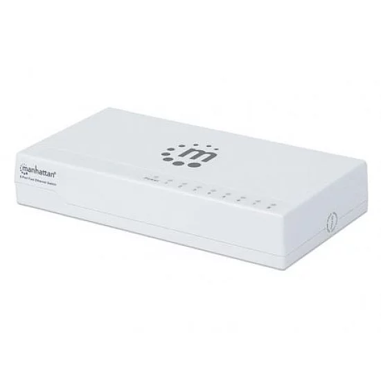 MANHATTAN INT MH 8-PORT FAST ETHERNET SWITCH, PLASTIC CENA