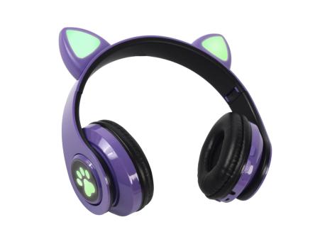 CAT EAR BLUETOOTH SLUŠALICE LJUBIČASTE CENA