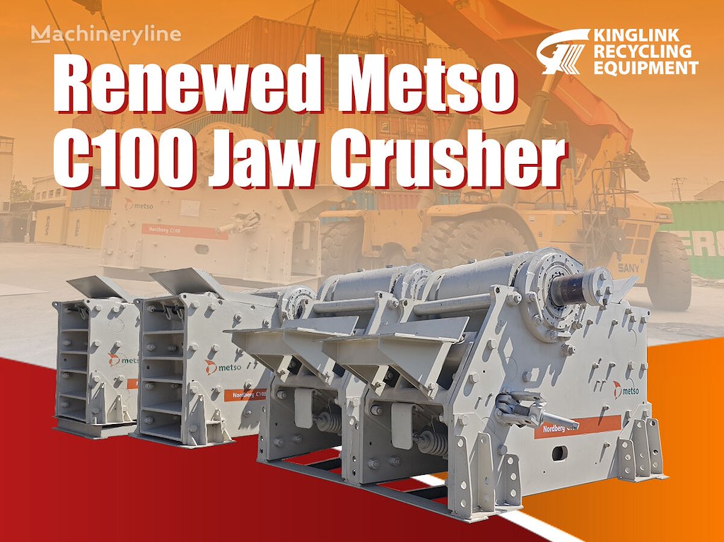 Metso Nordberg C100 Renewed Jaw Crusher postrojenje za drobljenje