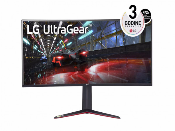 LG Monitor 38GN950P-B 38''/IPS,zakrivljen,21:9/3840x1600/160Hz/1ms GtG/HDMIx2,DP,USB/Gsync,freesync