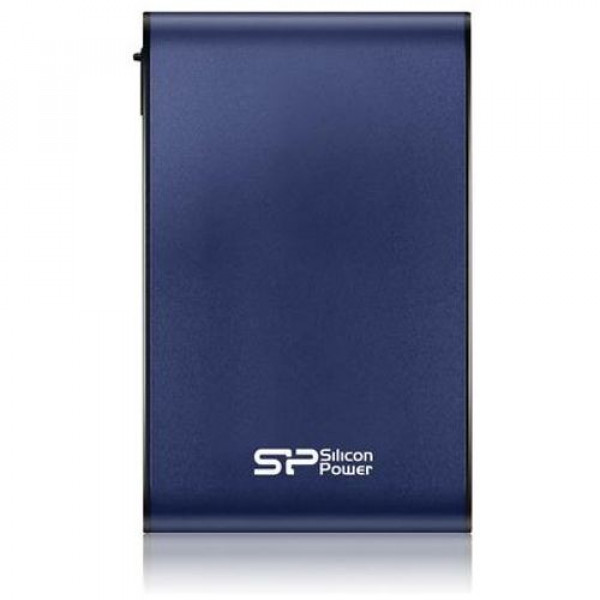 Silicon Power SP010TBPHDA80S3B Portable HDD 1TB, Armor A80, USB 3.2 Gen.1, IPX7 Protection, Blue