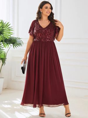 Bordo midi haljina 1583bd