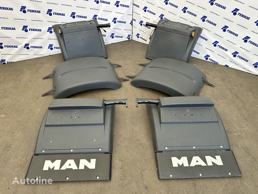 NEW OEM rear mudguards set, fenders blatobran za MAN TGX, TGA... tegljača