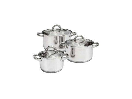 DAJAR DJ68878 SET ŠERPI INOX 16/20/24 CM 6/1 DELOVA