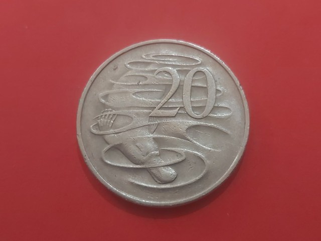 Australija  - 20 cent 1966 god